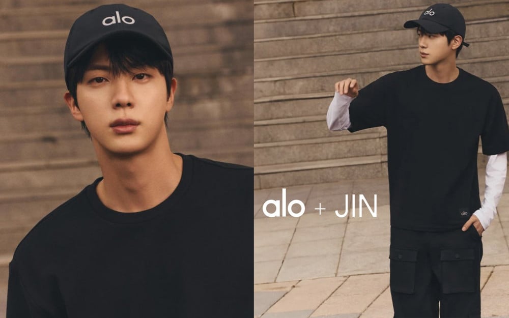 Jin officially announced as the new global ambassador of Alo Yoga ...