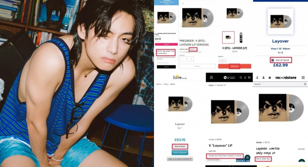 V proves global popularity as vinyl version of 'Layover' sells out ...